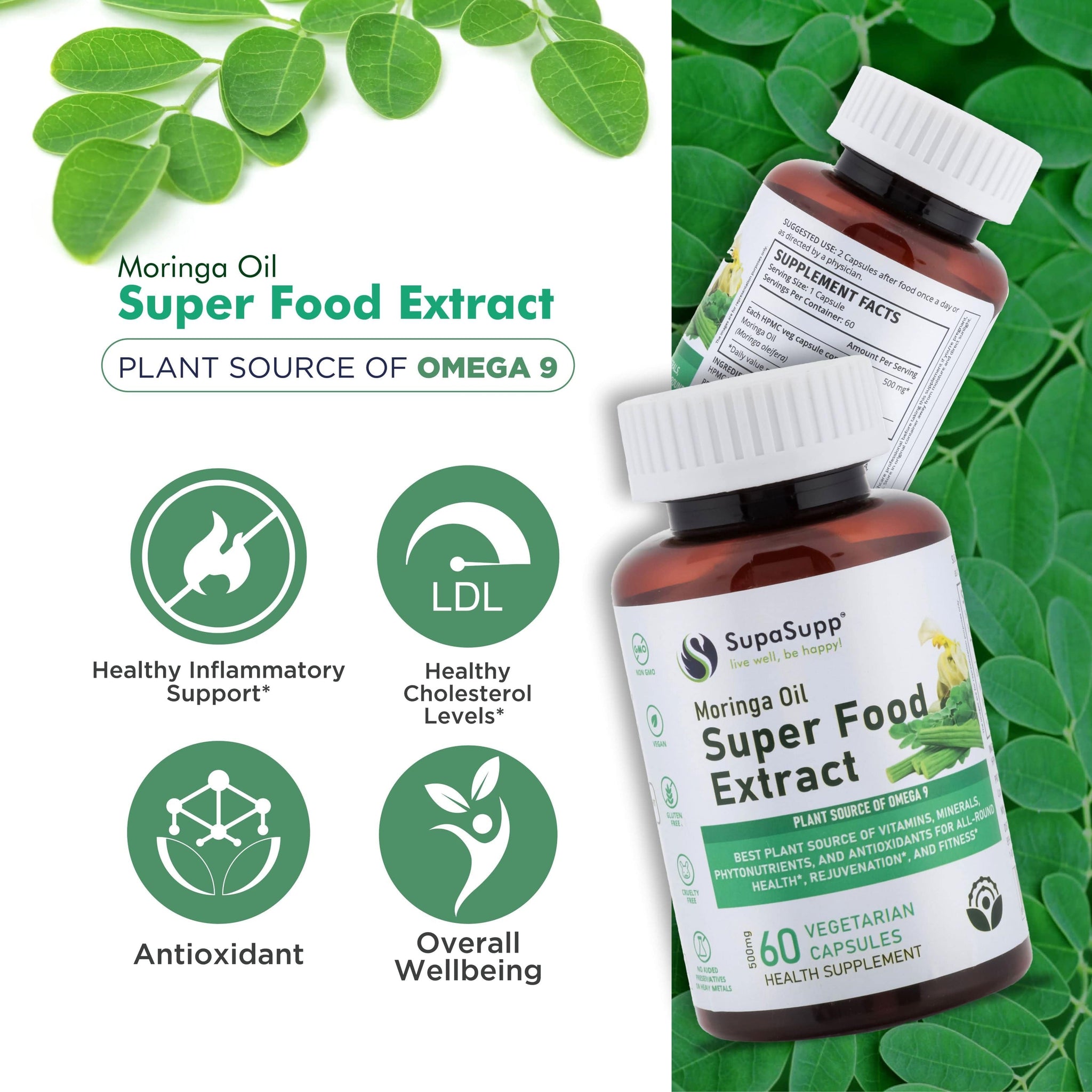 Moringa Oil Capsules Super Food Extract – Sri Sri Tattva